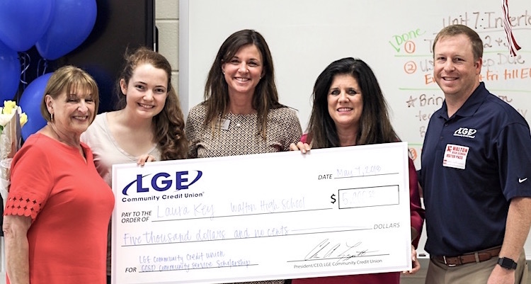 Walton student Laura Key named recipient of $5,000 LGE Community ...